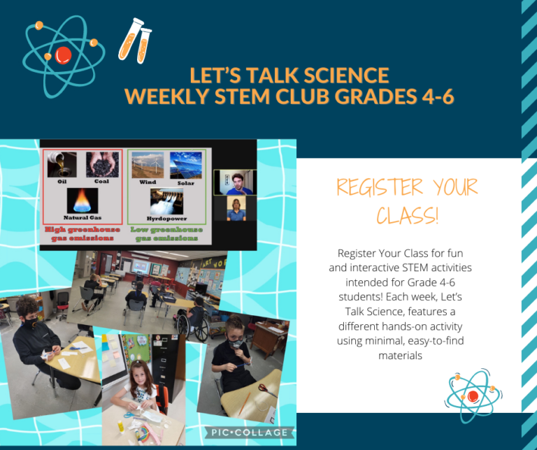 Let’s Talk Science - Weekly STEM Club Grades 4-6 - Sudbury Catholic ...