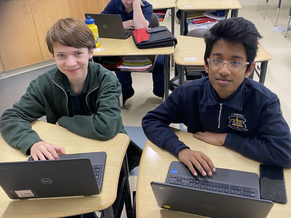 Grade 8 Students at St. Benedict Complete Festive Coding Activity ...