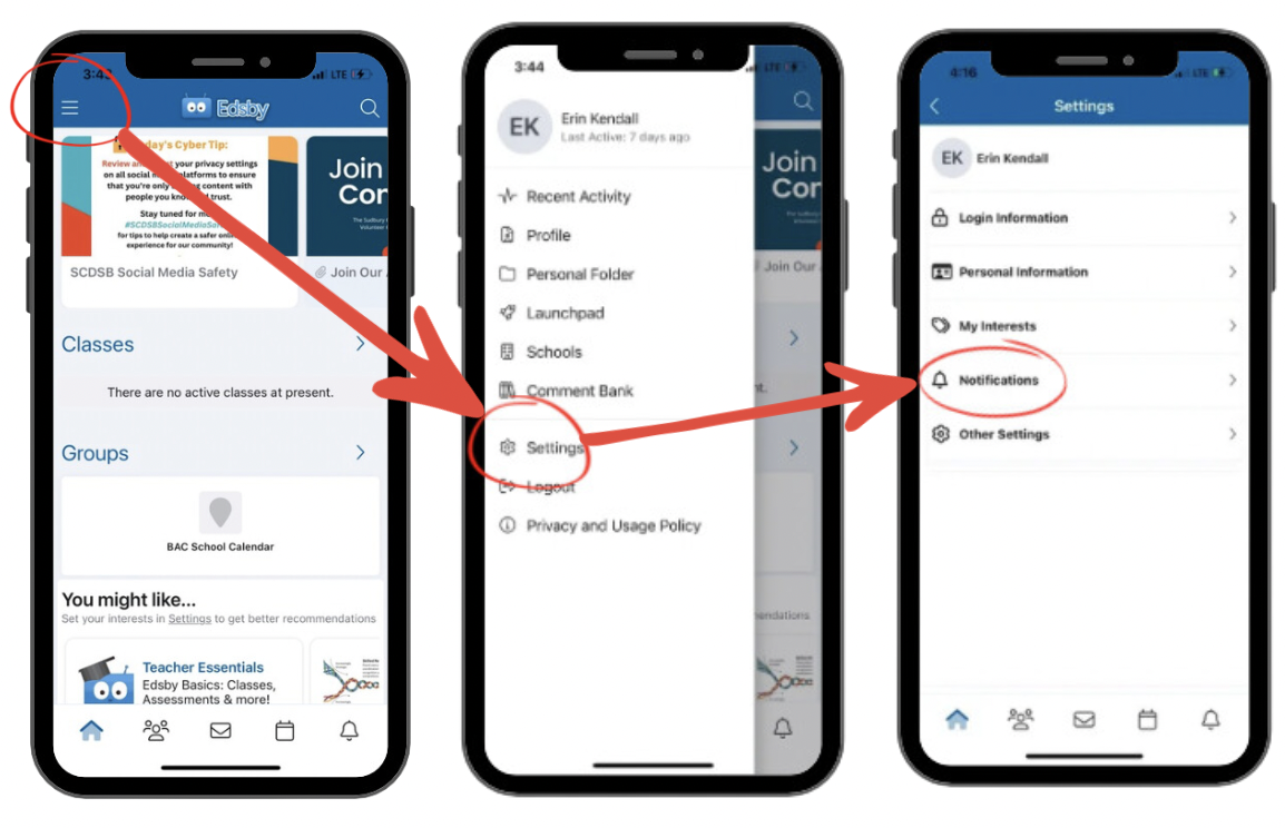 Edsby for Parents - Sudbury Catholic District School Board