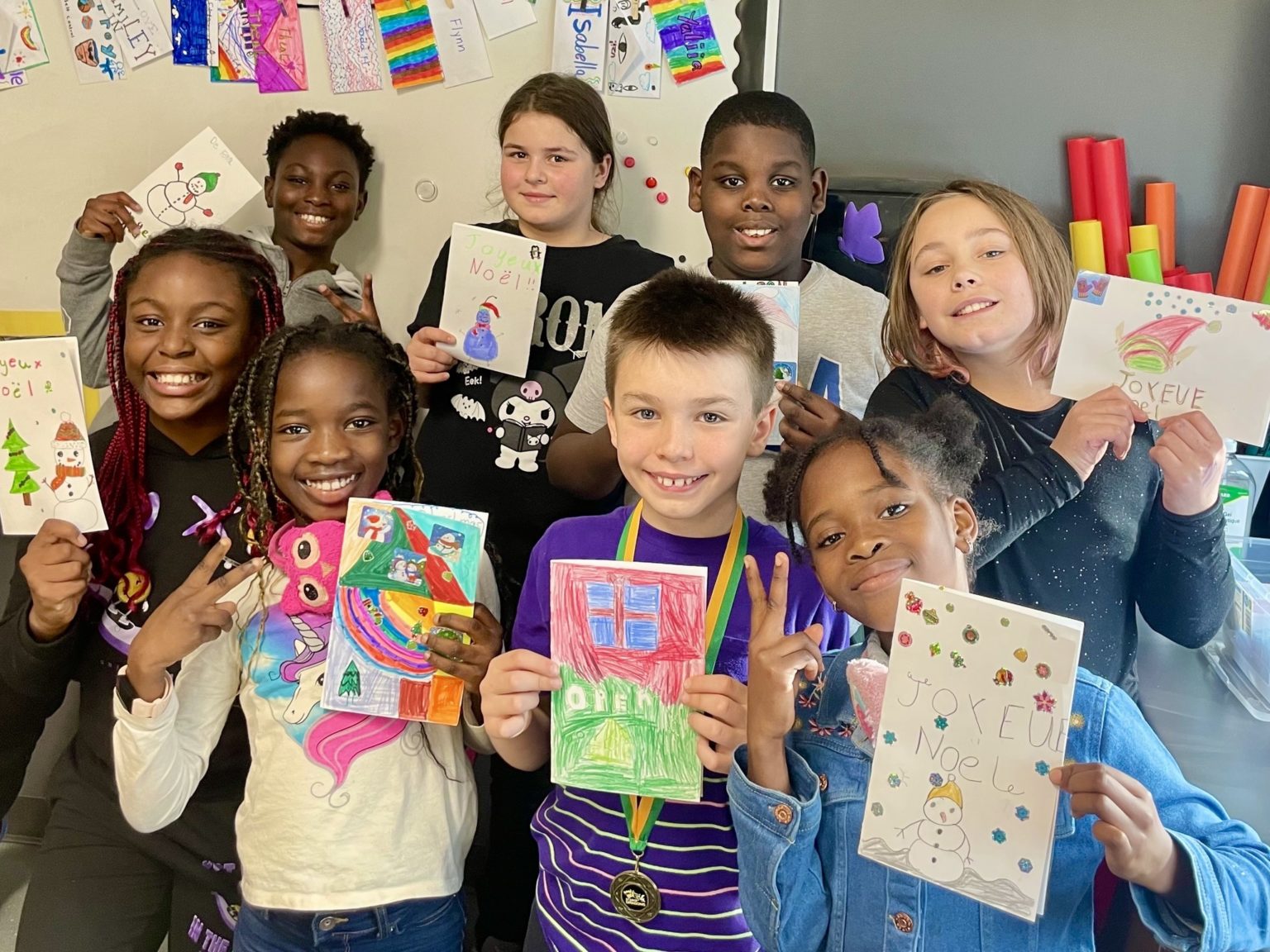 St. David Catholic Elementary School Spreads Holiday Cheer to Seniors ...